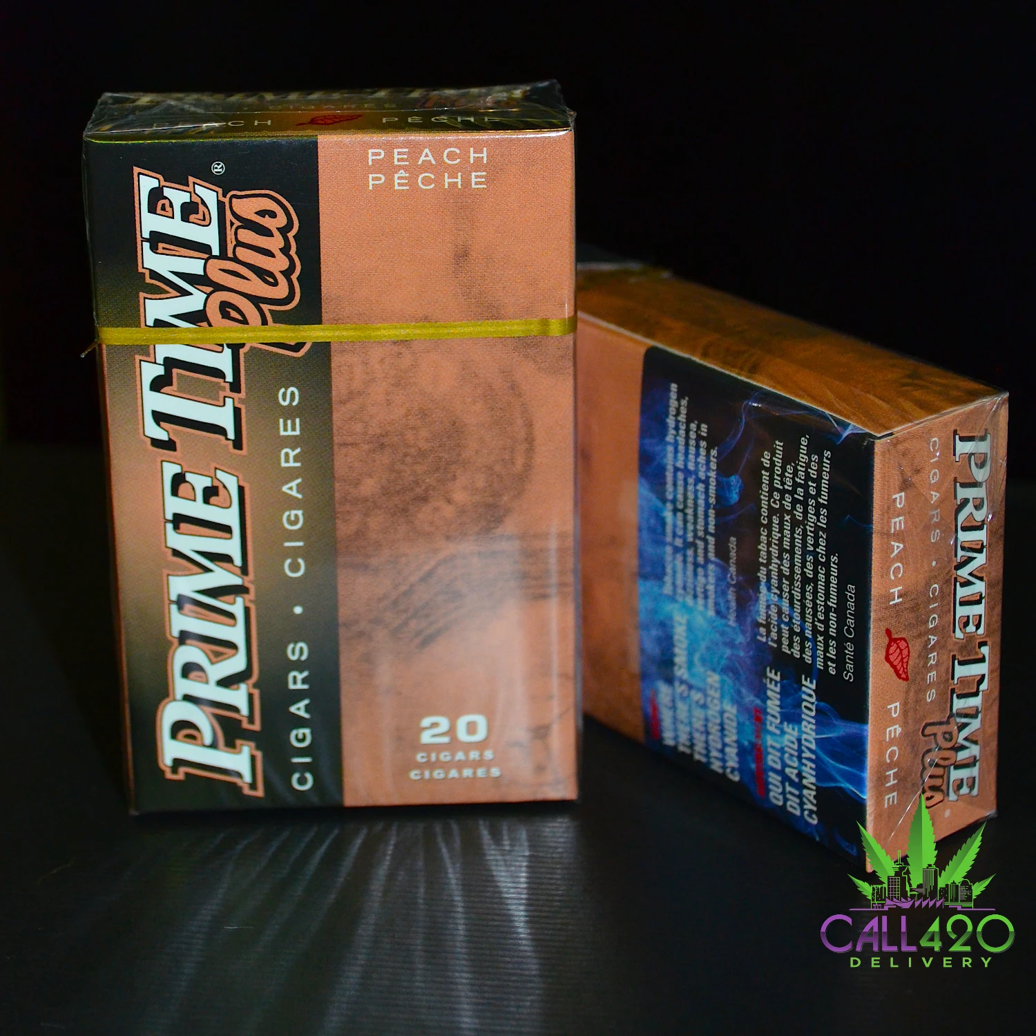 Primetime Peach Cigars - Call 420 Delivery